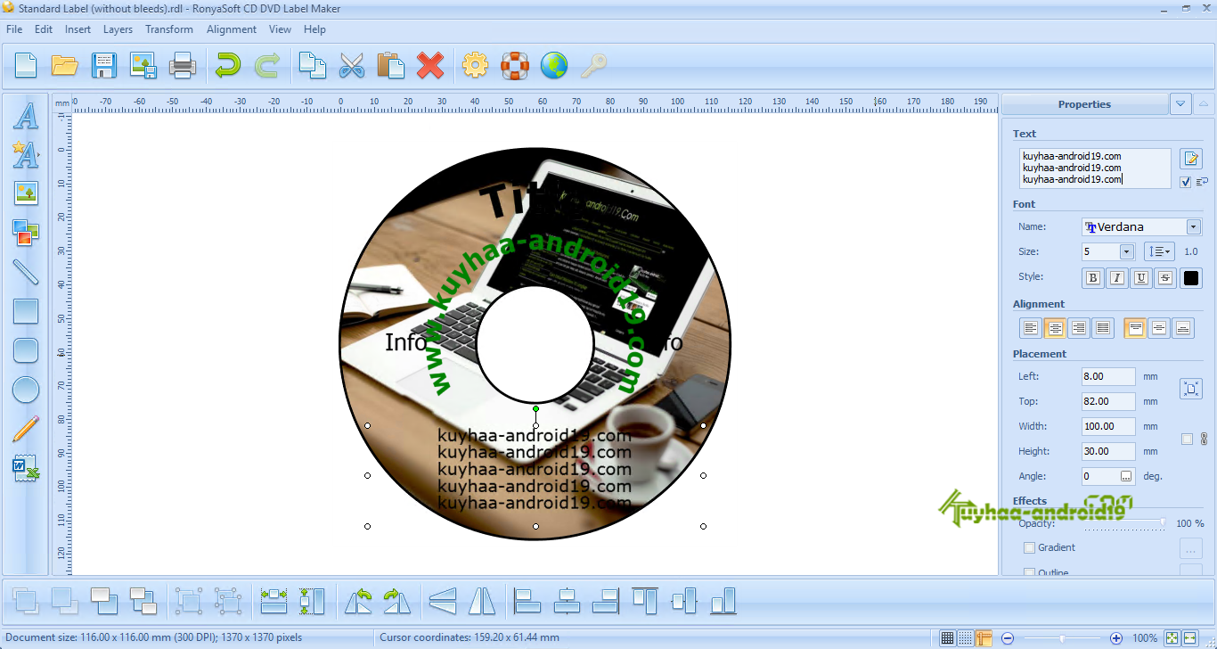 Cd dvd label maker sample - palmdiki