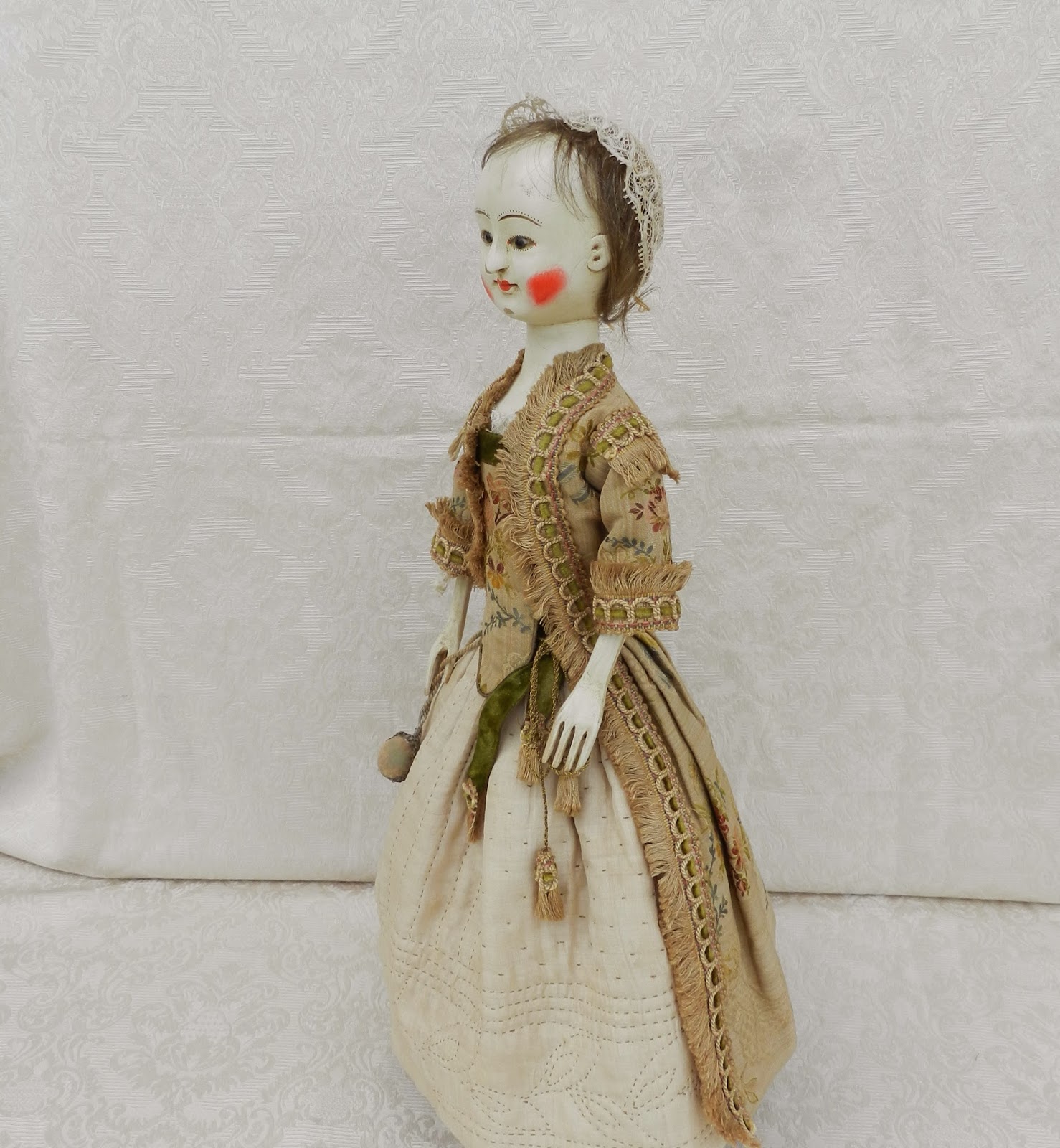 The Old Wooden Sisters: Queen Anne doll reproduction , ready and available
