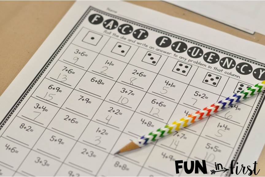 Tips for Teaching Fact Fluency - Fun in First