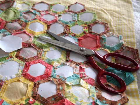 Prendada e Caprichosa: Patchwork de Hexágonos