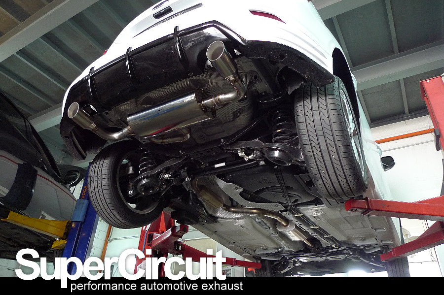 SUPERCIRCUIT Exhaust Pro Shop: Ford Focus S+ Hatchback Twin Exhaust Custom