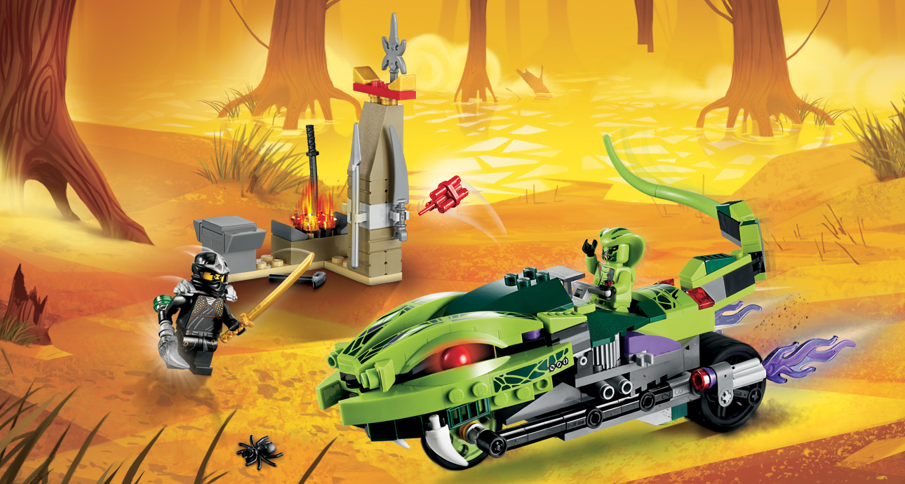 Lego Image: LEGO Ninjago 9447 Lasha's Bite Cycle