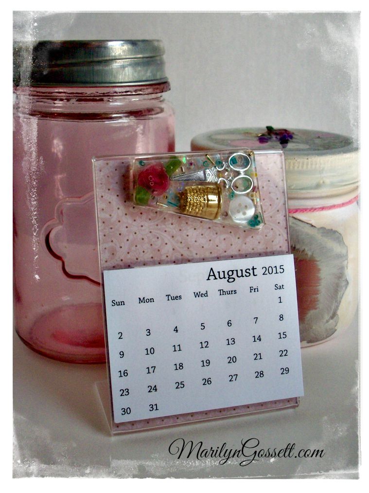 Marilyn Gossett Designs: ETI Resin Challenge Blog Hop - Mini Calendar ...