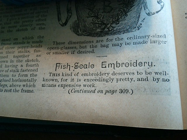 The Victorian Pattern Box: Fish Scale Embroidery
