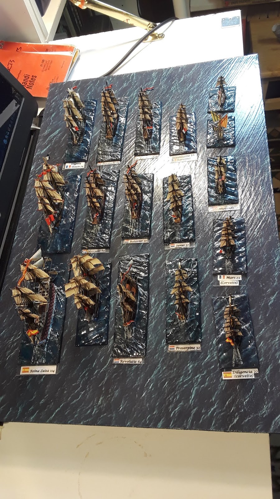 A Miniatures Hobby Room: My Navwar Fleet