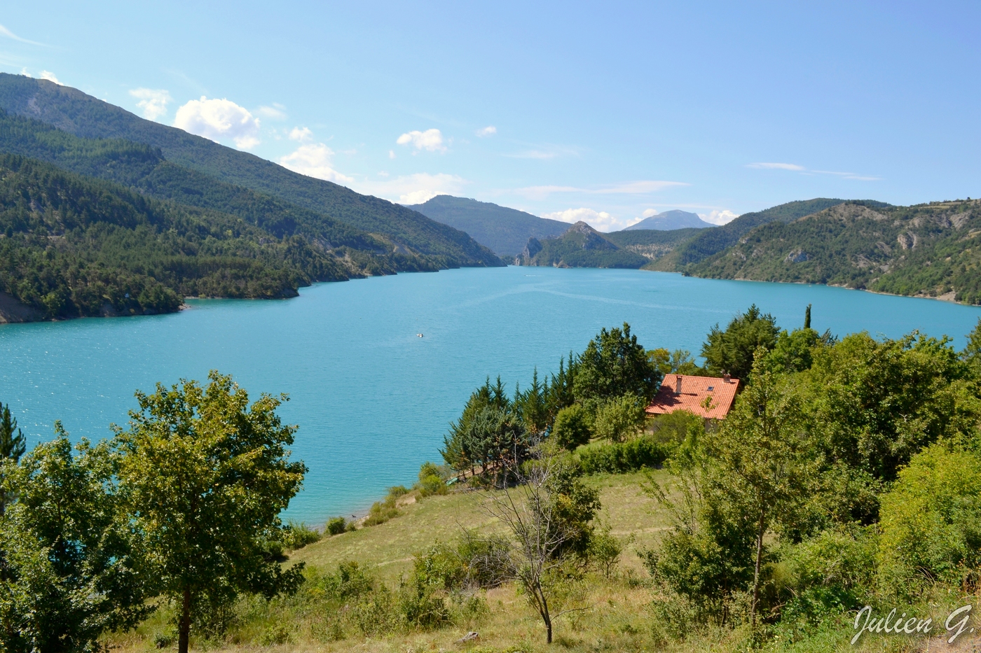 Coins du Monde: FRANCE - PACA - Le lac de Castillon et Saint-Julien-du ...