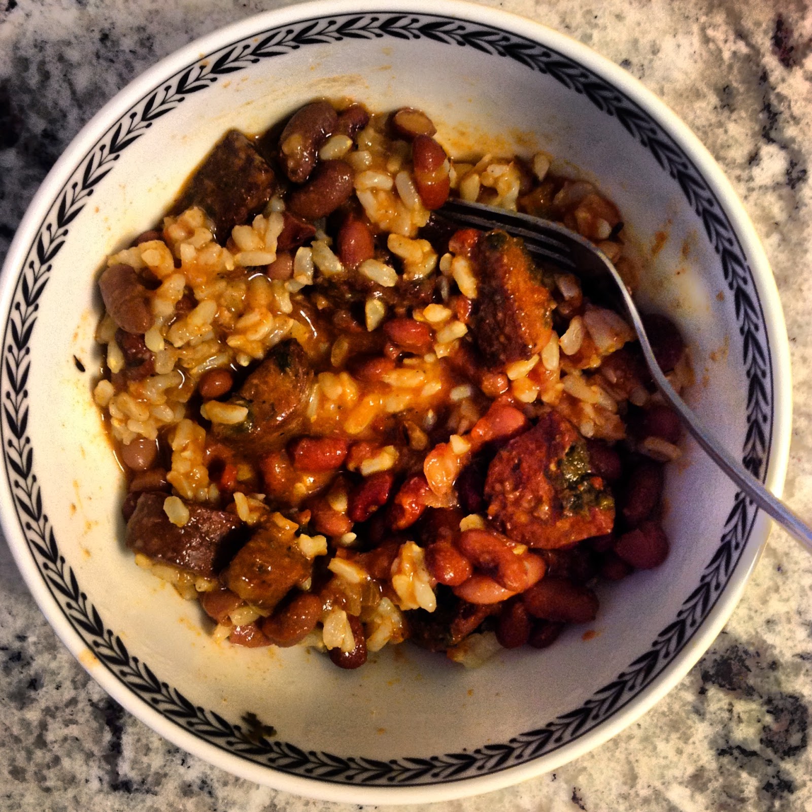 Beets and Bratwurst: Red Beans and Rice