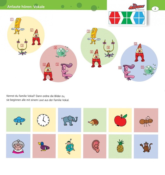 Kinderbuchkiste : Die Alphas - Mit allen Sinnen Lesen lernen