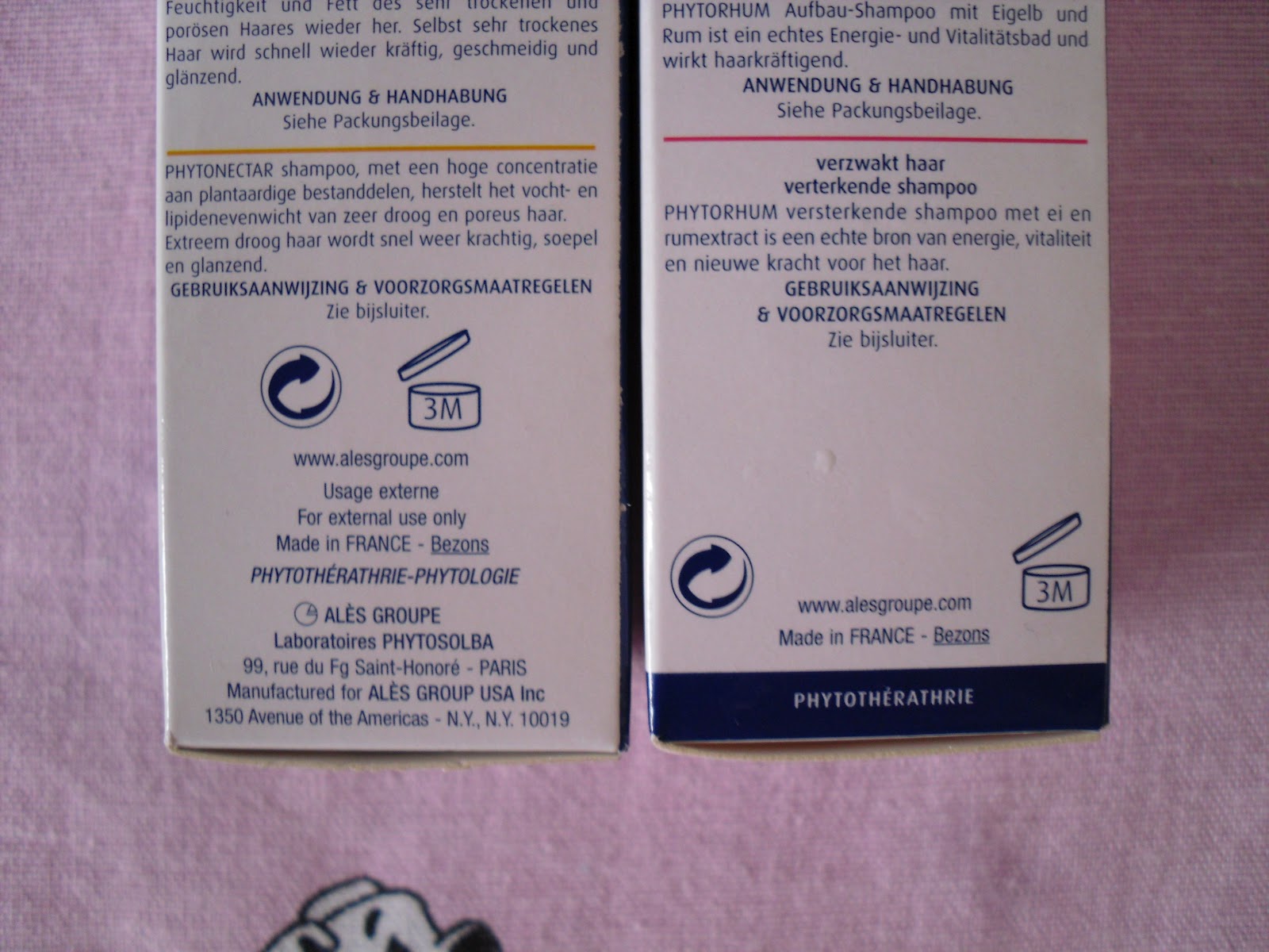 Desperate Mary: PHYTO: Shampoo Phytonectar e Phytorhum