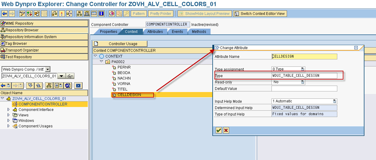 An SAP Consultant: Web Dynpro ABAP- Change cell color in ALV