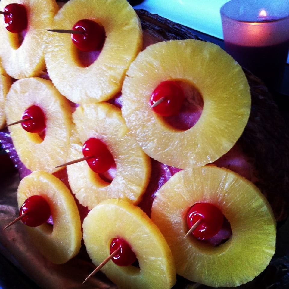 Books and Food: Honey-Pineapple Glazed Ham