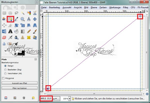 Magical Gimp-Tutorial: Gimp Tutorial "Diamonds"
