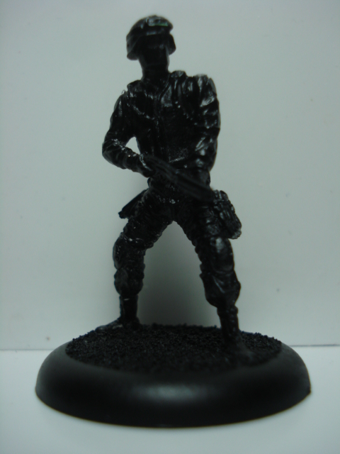 GMorts Chaotica: Knight Models - Commissioner Gordon +SWAT Team