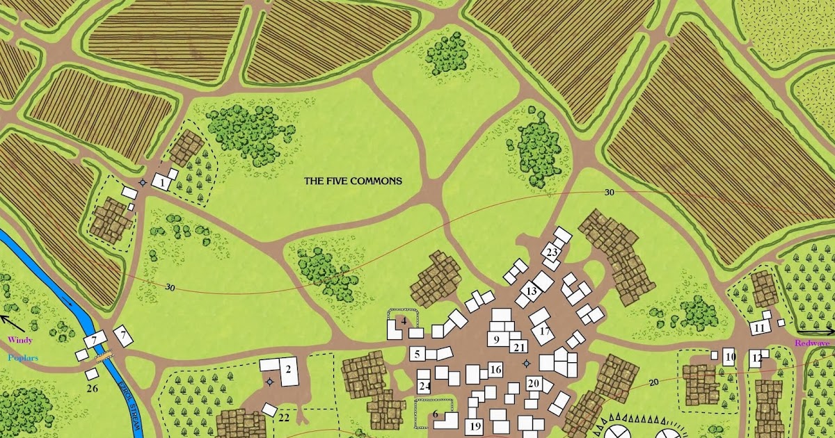 Medieval Manor Layout Labeled