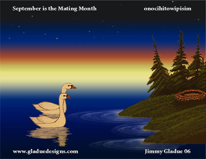 White Wolf : Calendar : Cree Months of the Year