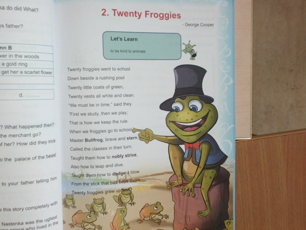 Twenty Froggies (E.E) Q/A