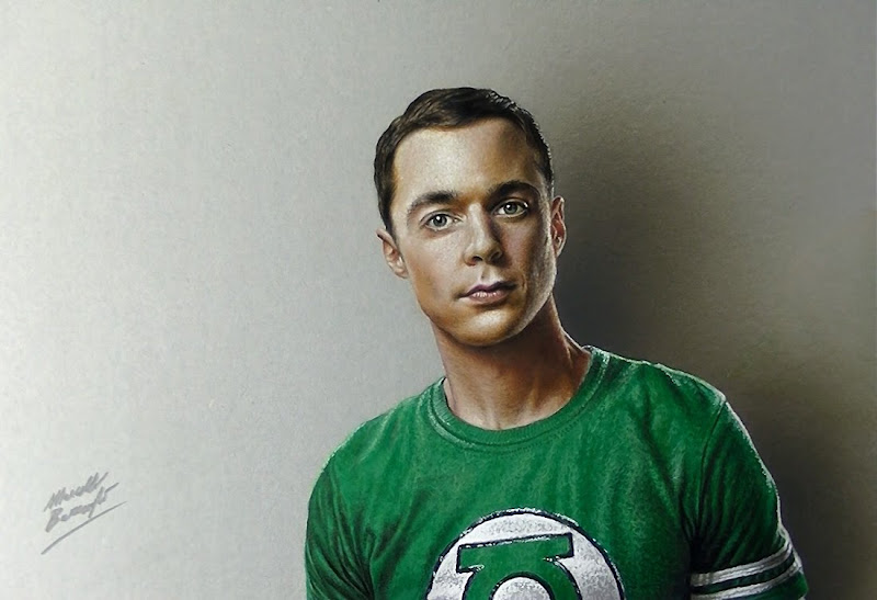 Drawing Sheldon Cooper - Marcello Barenghi