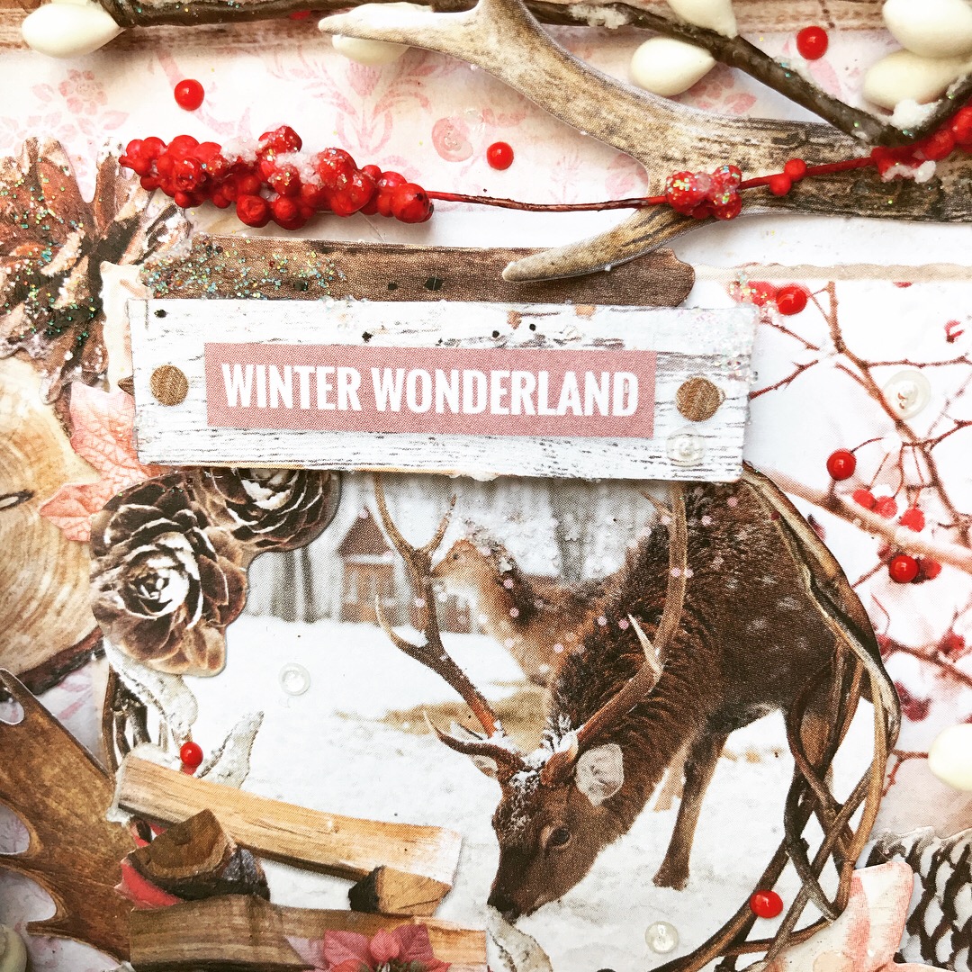 The Artsy Fox: Sweet Winter " Winter Wonderland Deer" for Cherish the ...