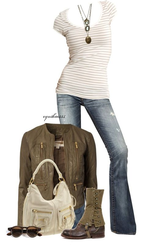 Stunning Army Style Outfit - Fashion Accessories And Style