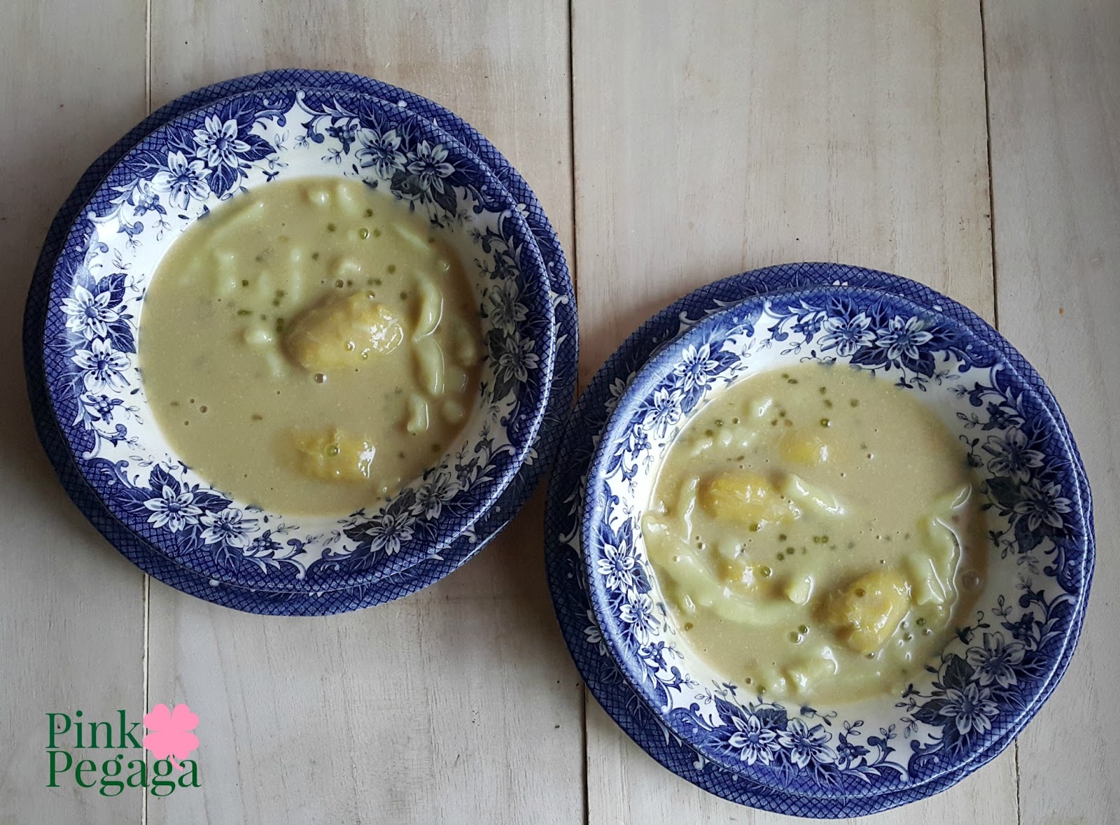Resepi Bubur Tepung Gandum dan Pisang - Pink Pegaga