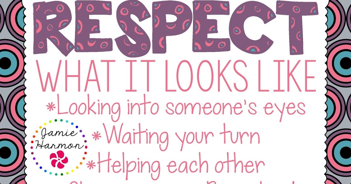 iHeart: Printable: Teaching: Respect Poster