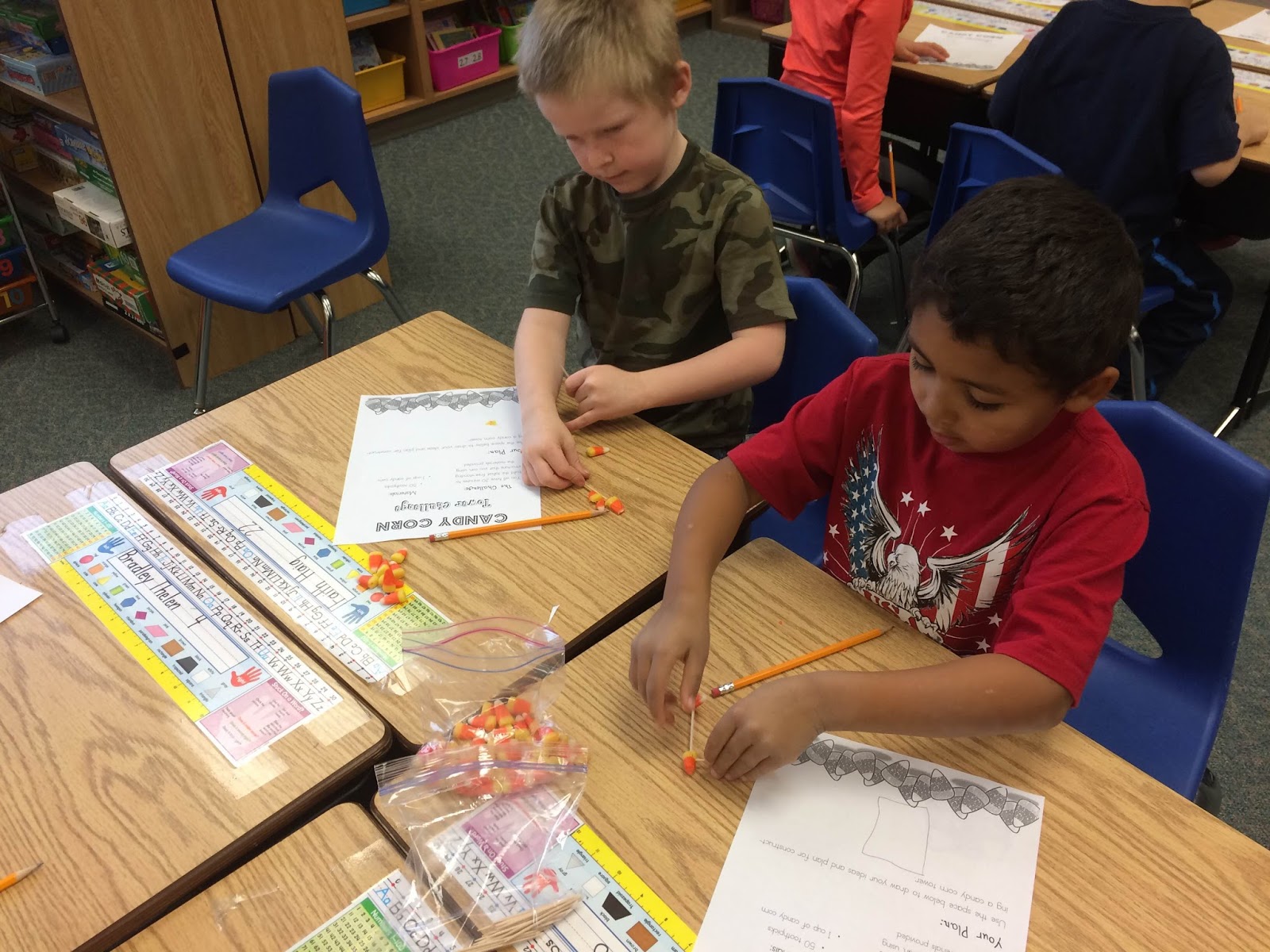 Miss Weeding's 1st Grade: Candy Corn Tower Challenge