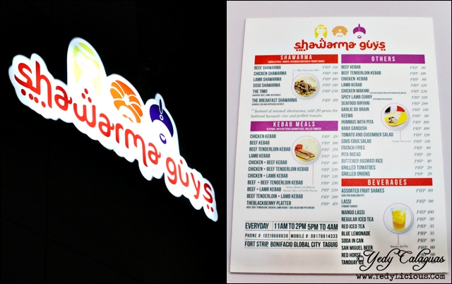 Shawarma Guys at The Fort Strip, Bonifacio Global City | YedyLicious ...
