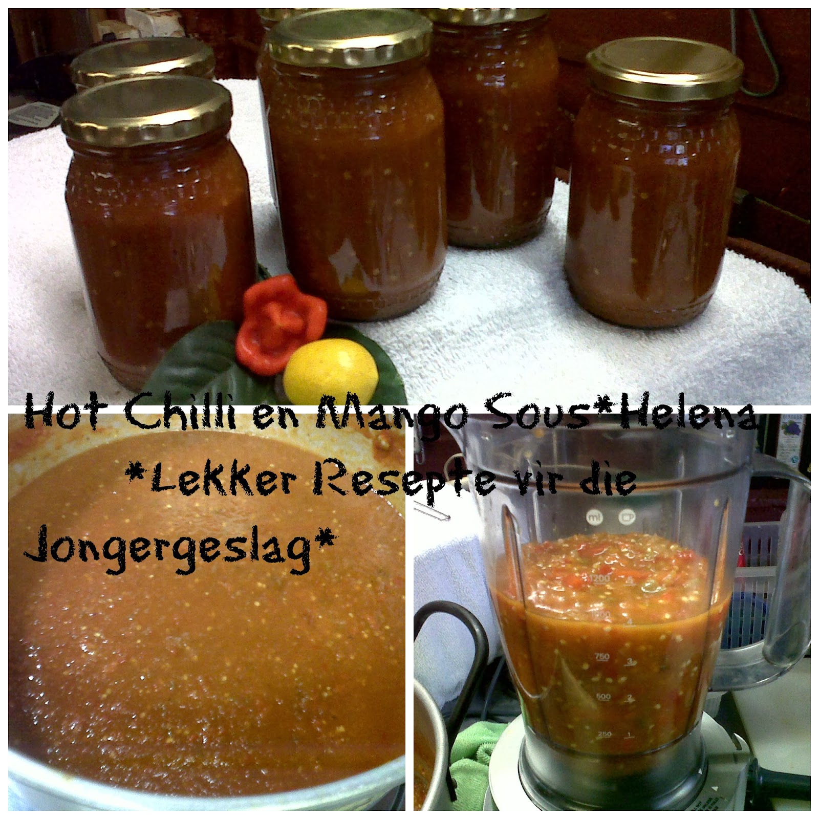 LEKKER RESEPTE VIR DIE JONGERGESLAG: HOT CHILLI EN MANGO SOUS