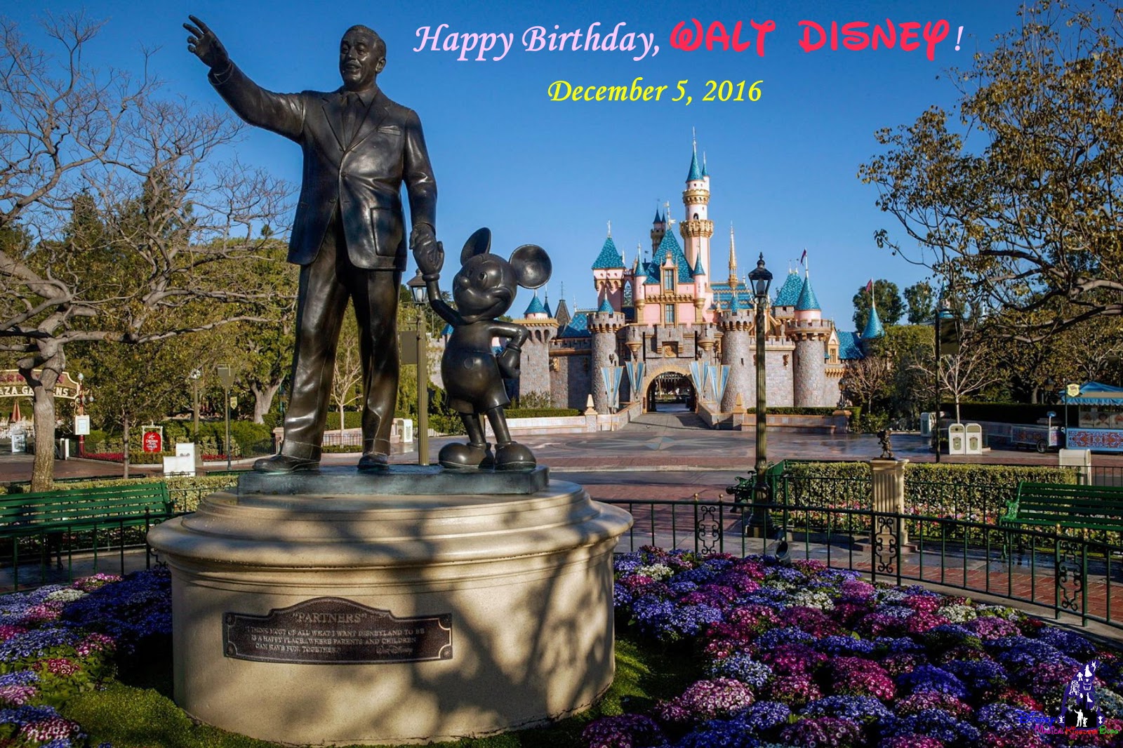 Happy Birthday, Walt Disney! (December 5, 2016) | Disney Magical ...