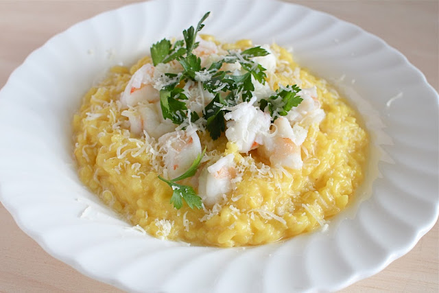 Food Endeavours of the Blue Apocalypse: Saffron Risotto with Prawns and ...