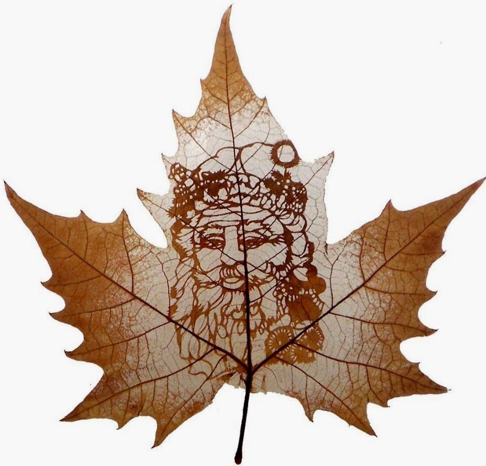 Leaf Carving Art | Tutt'Art@ | Pittura * Scultura * Poesia * Musica