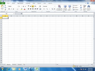 MICROSOFT EXCEL: PANTALLA INICIAL