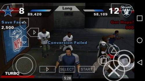 NFL Street 2 Unleashed ISO PSP - HOMEGAME EMU