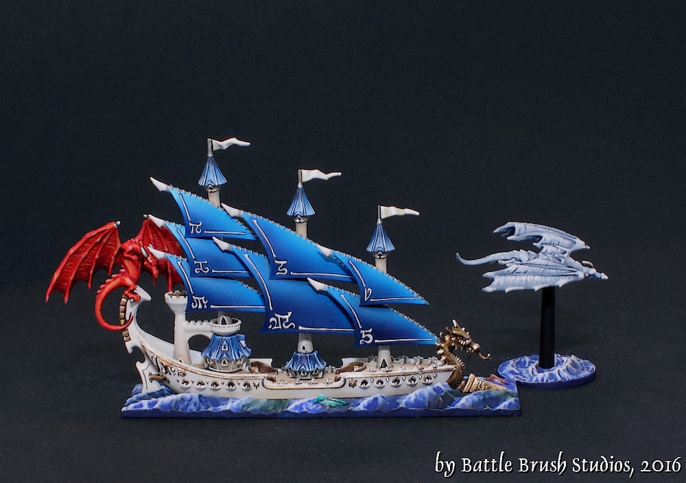 Battle Brush Studios: Showcase: Dreadfleet Seadrake