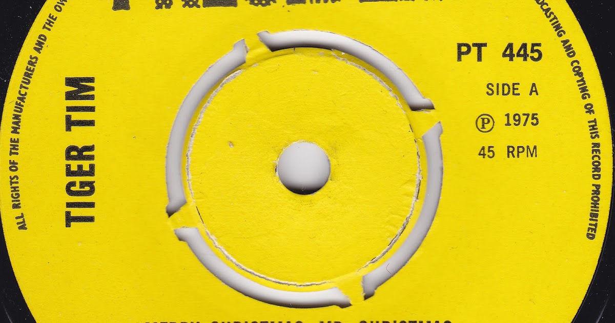 Left and to the Back: Tiger Tim - Merry Christmas, Mr. Christmas/ Moving On