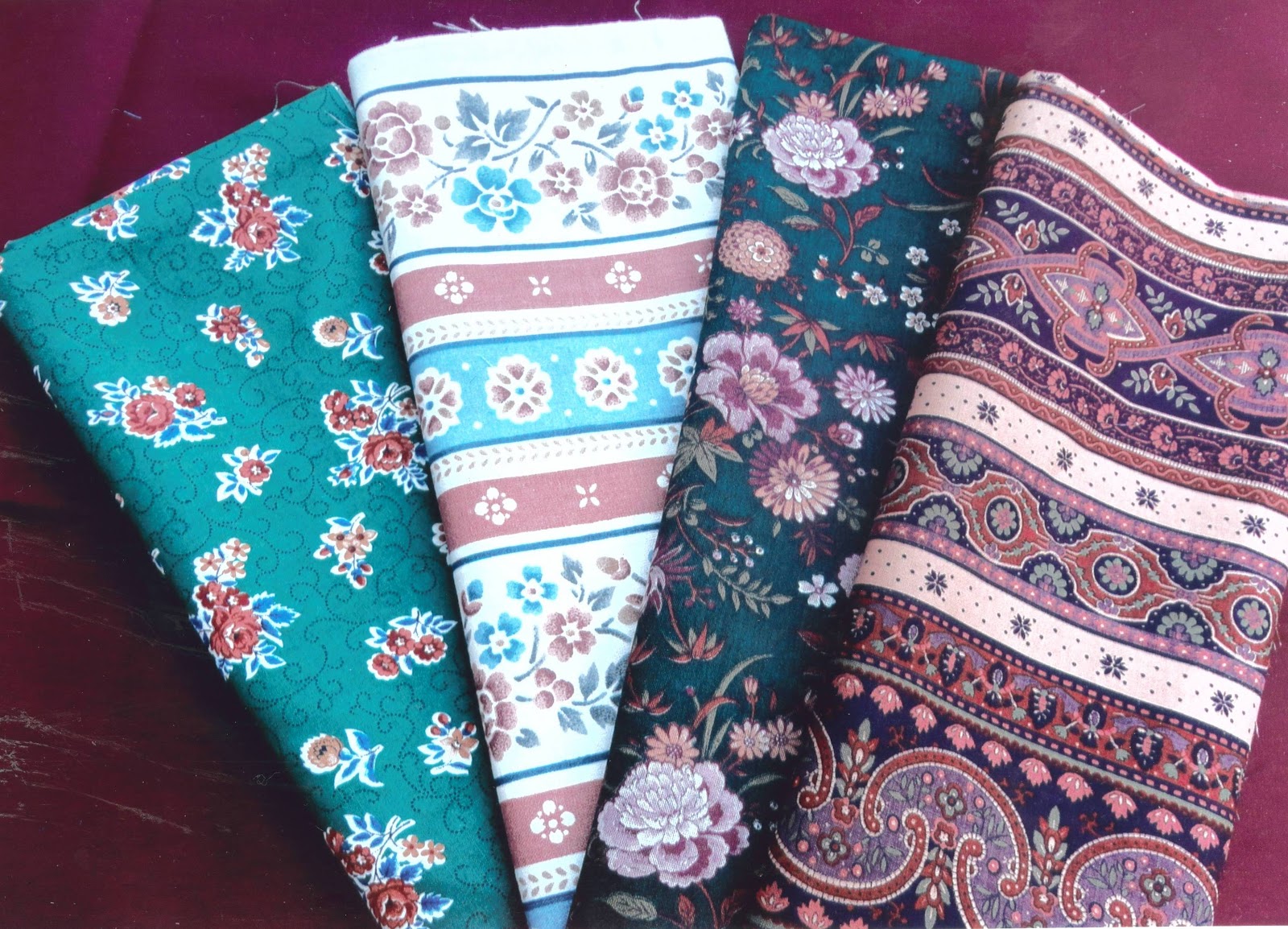 In The Bag ~ Ugly Fabric Quilt Challenge: Ugly fabrics received