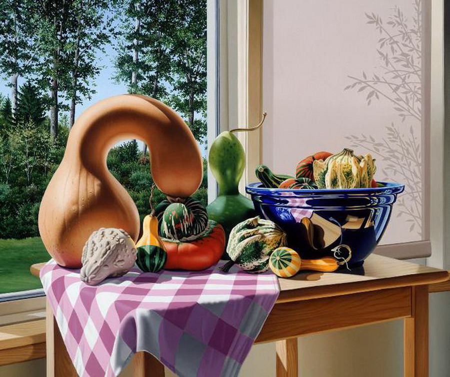 El arte es su máxima expresión : Bodegones Con Paisajes de Fondo en la ...