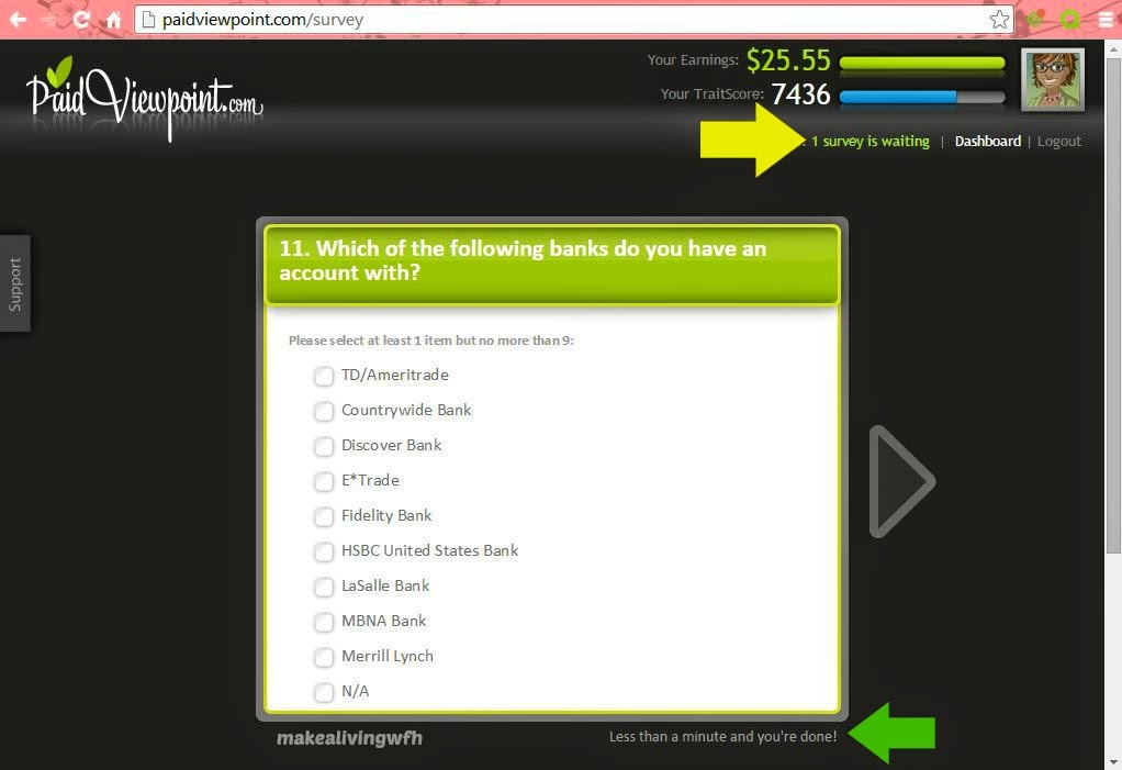 Earn Extra Cash For Surveys With PaidViewPoint | Make a Living Working ...