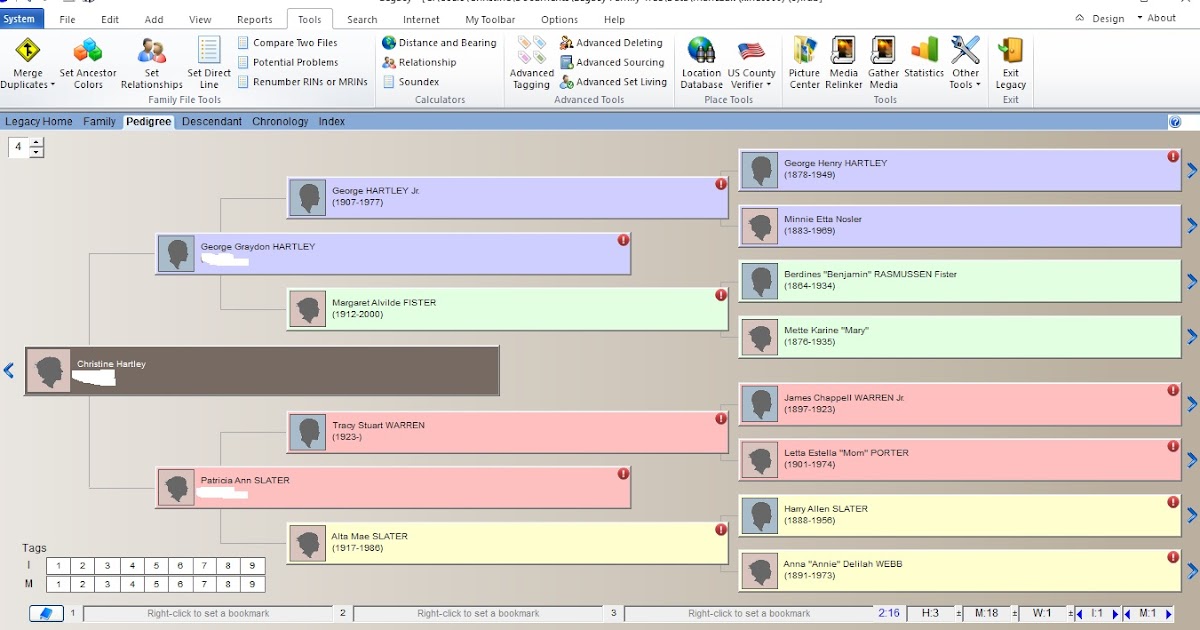 Ancestry Island: Spring Cleaning 2018: Using Mary Hill's Color-Coding ...