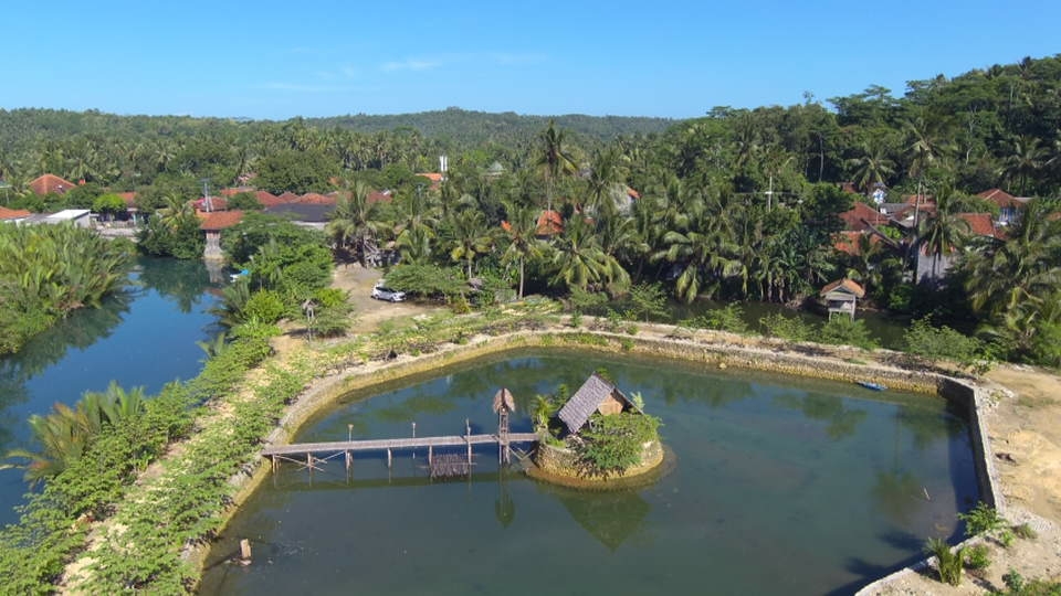 Taman Sagati Margacinta from Drone - Desa Wisata Margacinta