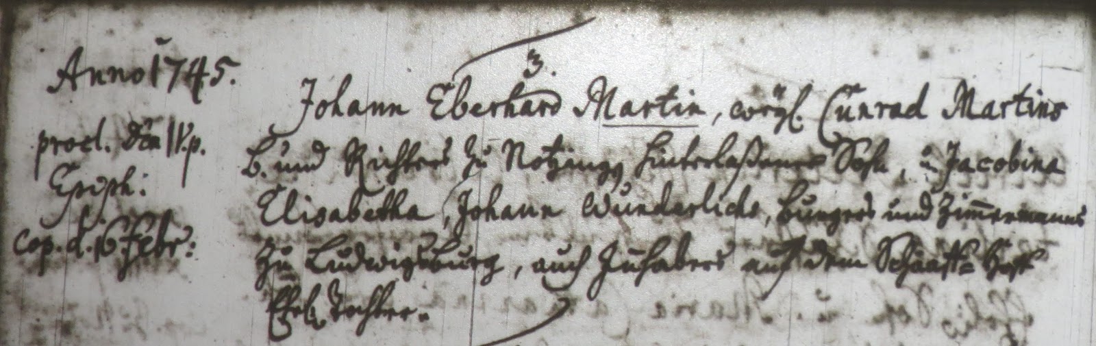 MICHIGAN FAMILY TRAILS : SURNAME SATURDAY ~ WUNDERLICH–Johannes (1700 ...