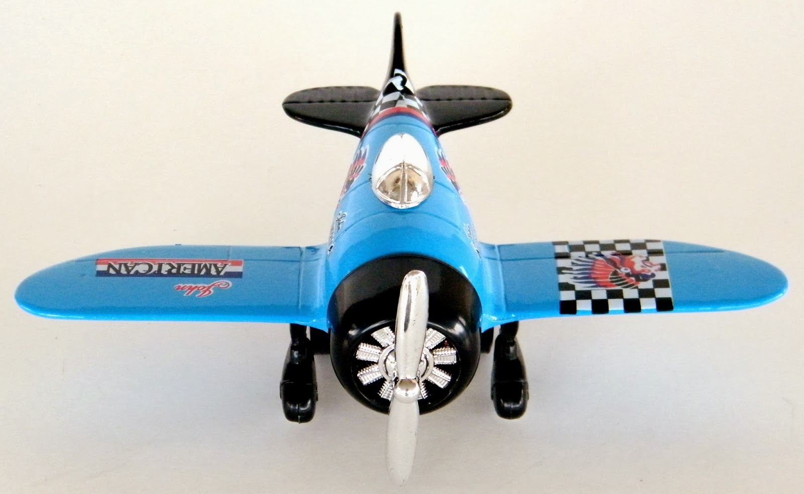 Toys and Stuff: China 'T' Monoplane - Blue-Black