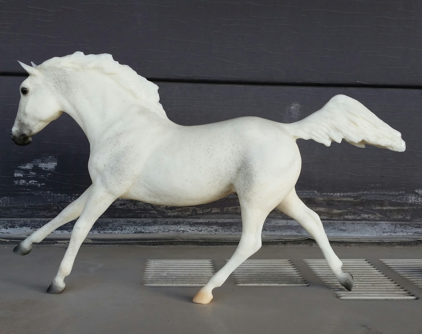 Models and Horses: Breyer 139 AA Omner (Fleabit Grey Black Beauty)