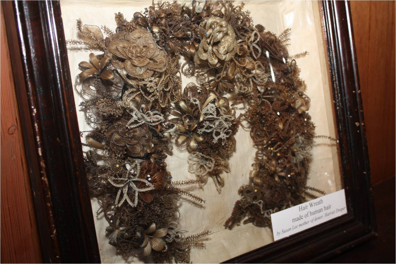 Prairie Trails Museum: Hair Wreath