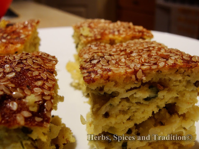 Herbs, Spices and Tradition: SAVOURY LENTIL BAKED CAKE