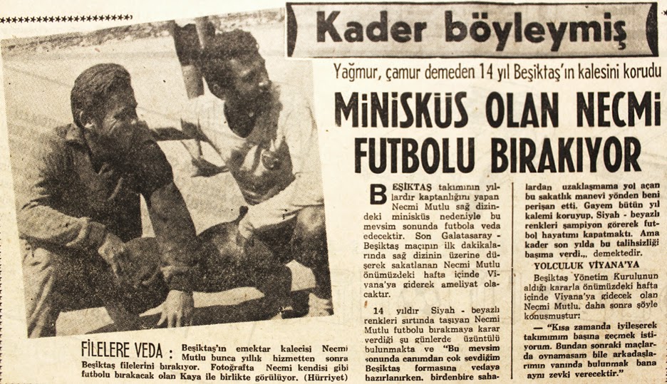 Dinyakos: Necmi Mutlu - Beşiktaş'la Dolu Geçen Bir Ömür