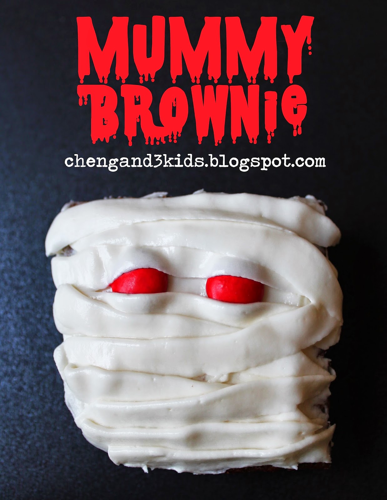 Cheng and 3 Kids: Halloween Brownies