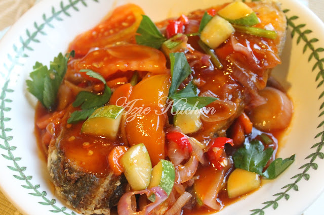 Ikan Jenahak Masak Tiga Rasa - Azie Kitchen