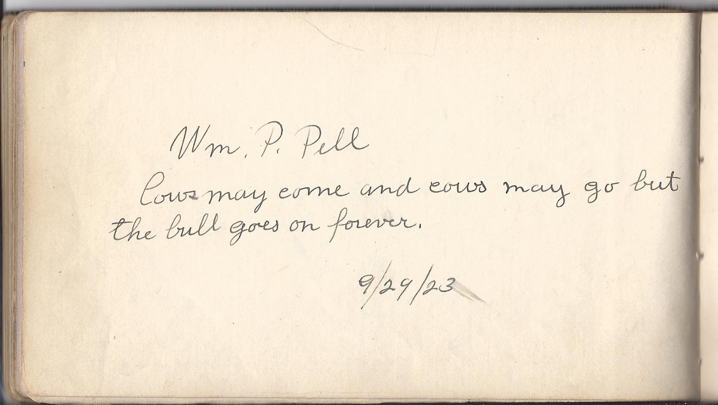 Heirlooms Reunited: 1920s Autograph Album of Alice Pell of New Bedford ...