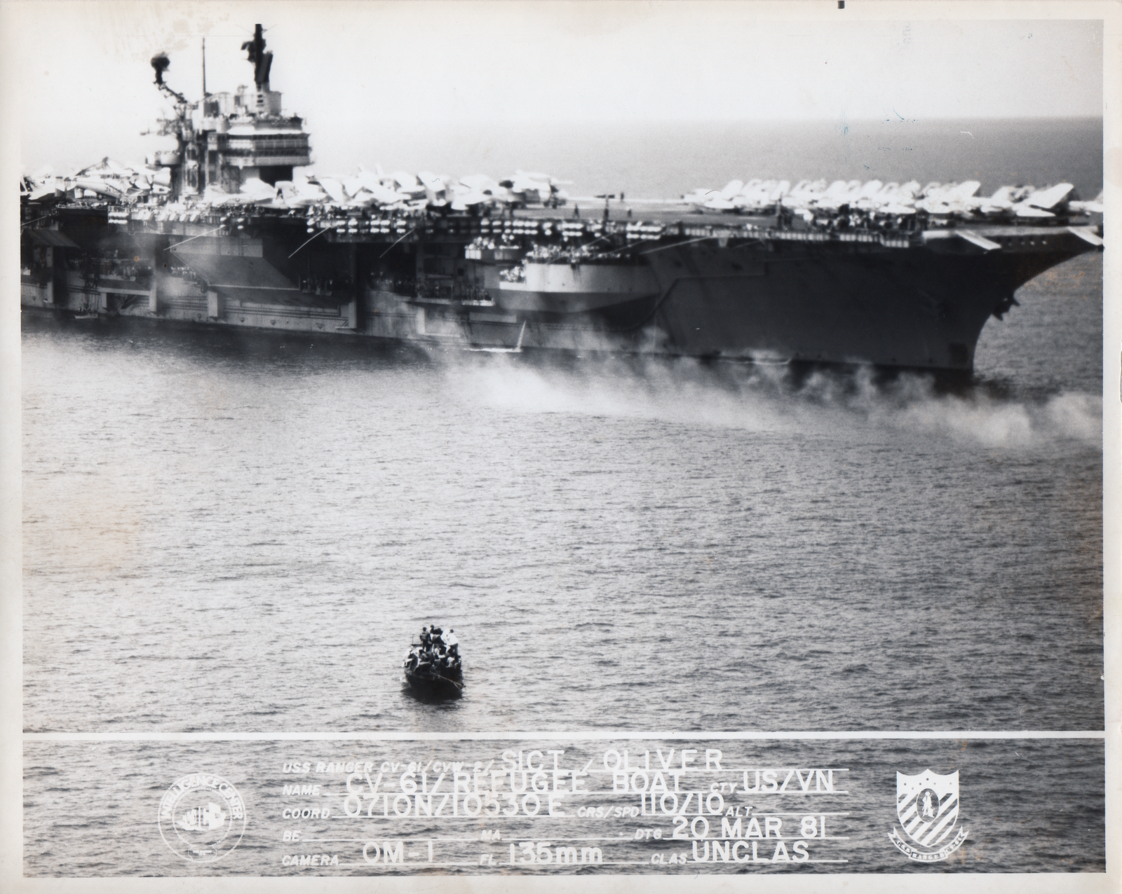 Vietnamese Boat People: US Navy Rescues Vietnamese Refugees on South ...